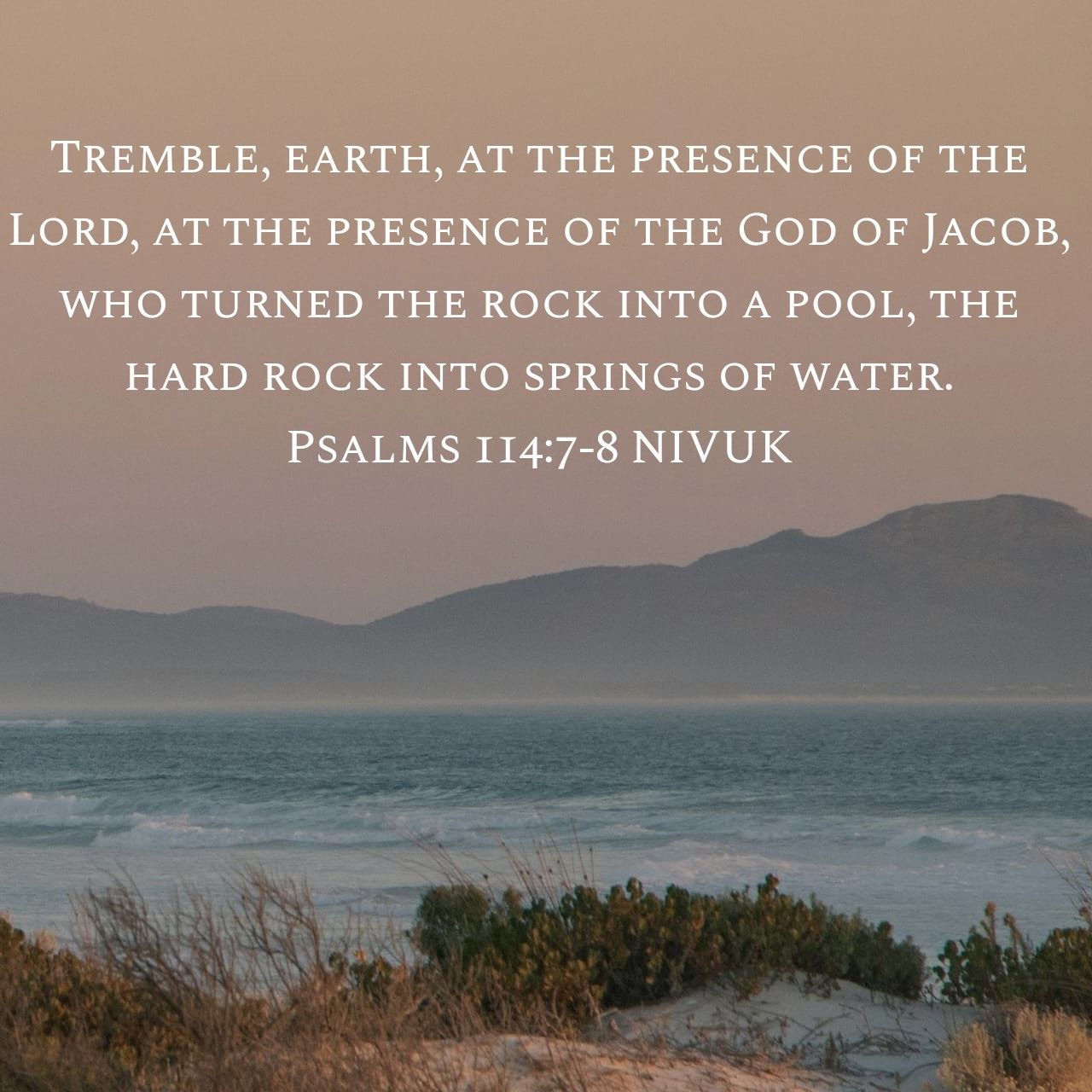 Psalm 114 – Dave's Diary